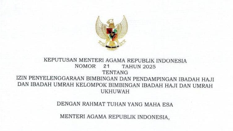 KBIHU Ukhuwah Resmi Terima SK Menteri Agama RI Terkait Izin ...